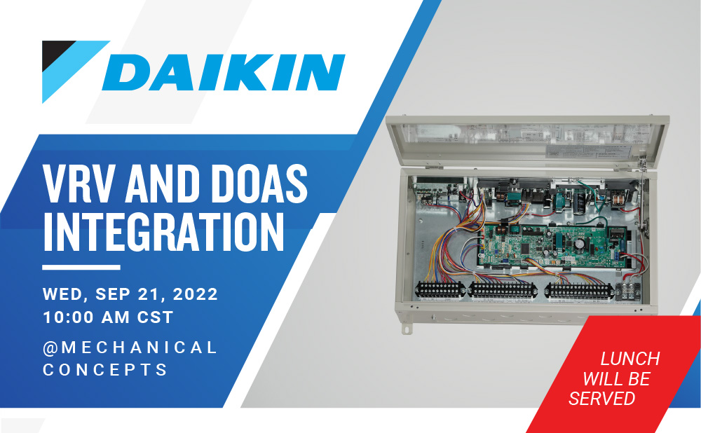 Daikin VRV and DOAS Integration - Mechanical Concepts